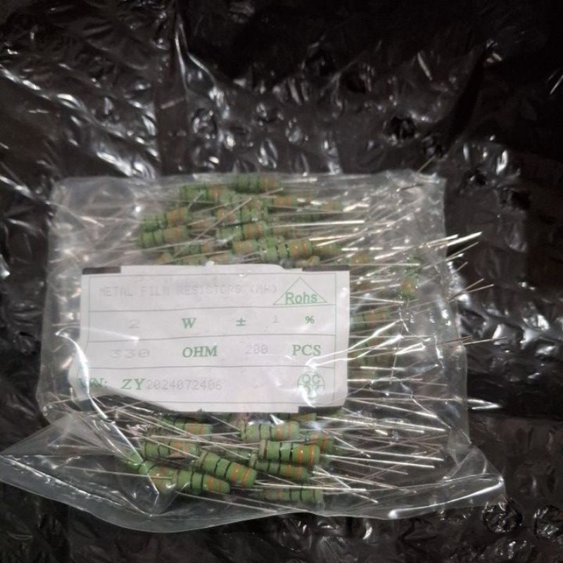 Jual 200 pcs R 2w 330R resistor 2 Watt 330 ohm | Shopee Indonesia