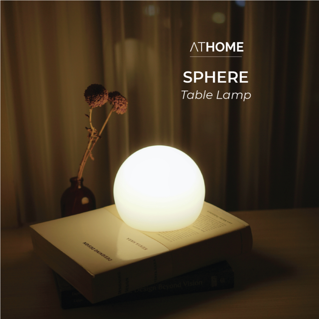 Jual ATHOME SPHERE Table Lamp / Lampu Meja Hias Lampu Tidur LED ...