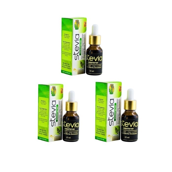 Jual 3 botol gula stevia I Gula nol kalori I Gula Anti Diabetes ...