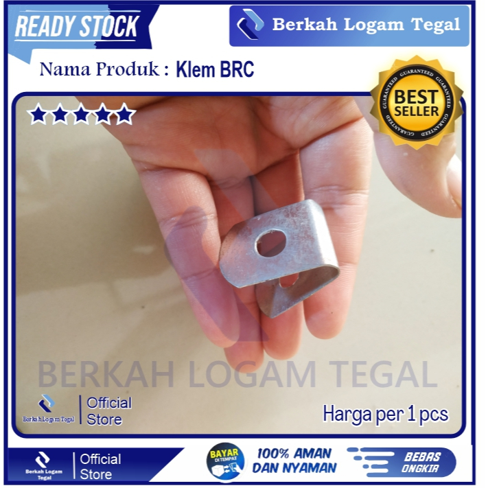 Jual klem BRC konektor pagar brc / Klem penjepit pagar BRC | Shopee ...