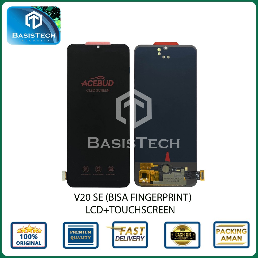 Jual LCD VIVO V20 SE - BISA FINGERPRINT - OLED ACEBUD | Shopee Indonesia