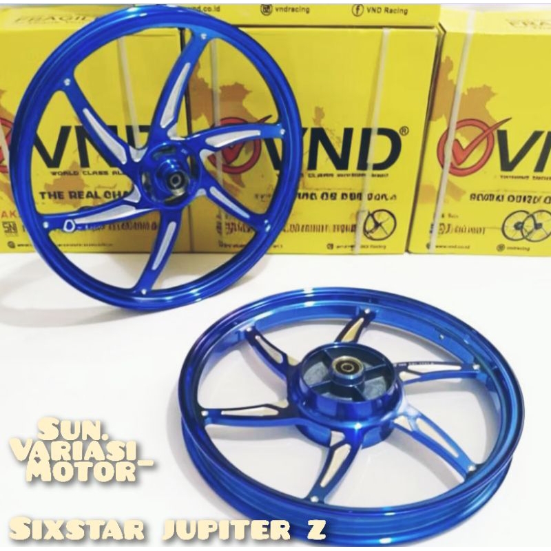 Jual VELG VND SIX STAR V2 FOR JUPITER/F1ZR/VEGA ZR/MX OLD 1.40X17/1 ...