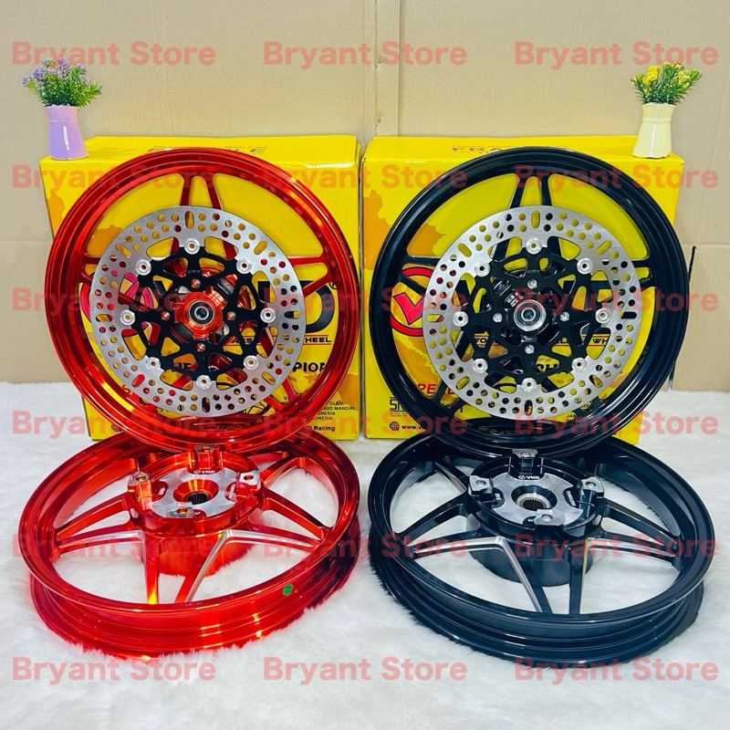 Jual VELG VND RACING V SPEED GEN1 V1 185x14 & 215x14 PCX 150 CBS ABS LOKAL PNP PAKET PIRINGAN ...