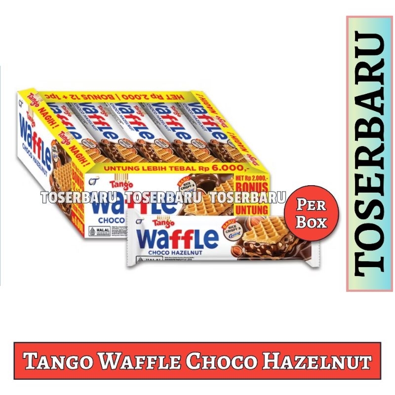 Jual Tango Waffle Choco Hazelnut Per Box | Shopee Indonesia