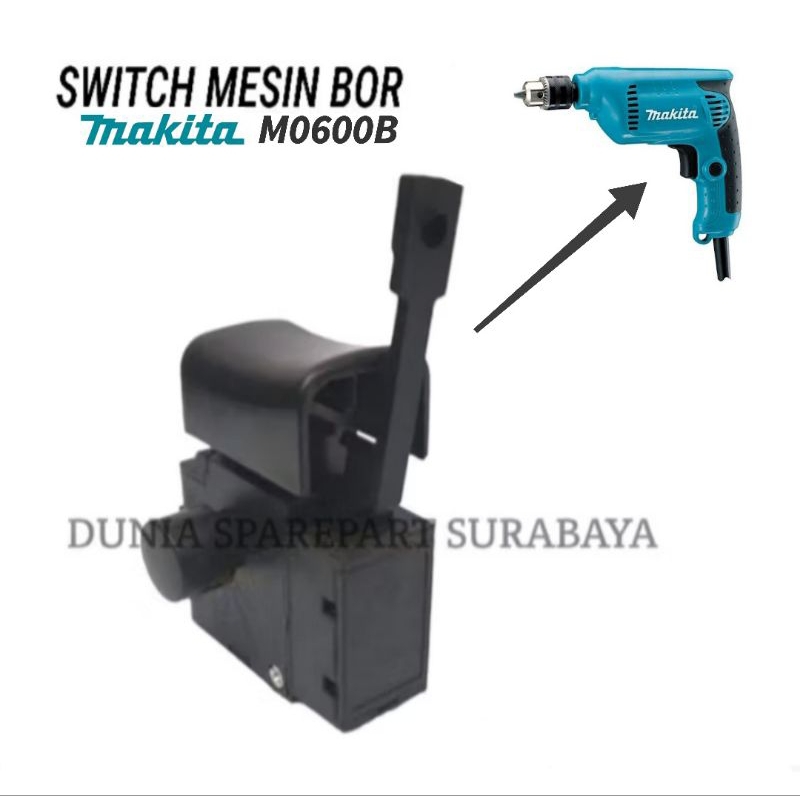 Jual Sparepart Switch Mesin Bor 10mm MAKITA M0600B / Saklar Electric ...