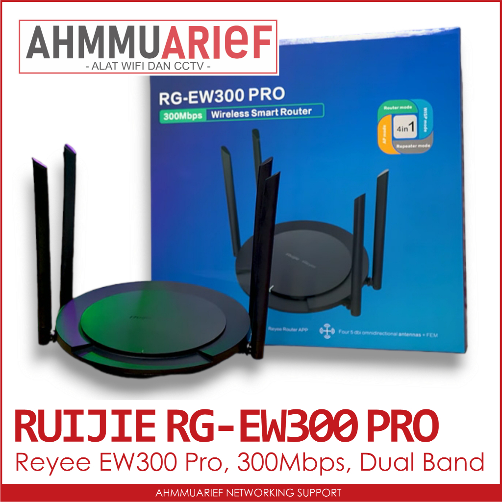 Jual RUIJIE REYEE RG-EW300 PRO 300MBPS WIRELESS SMART ROUTER 4 IN 1 ...