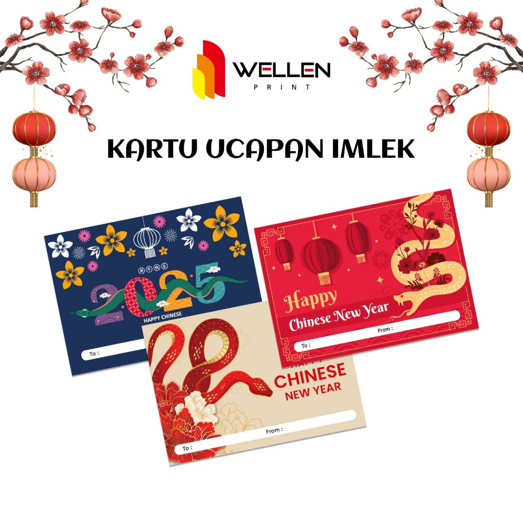 Jual WELLEN PRINT - Print Greeting Card Hampers Imlek / Cetak Kartu ...