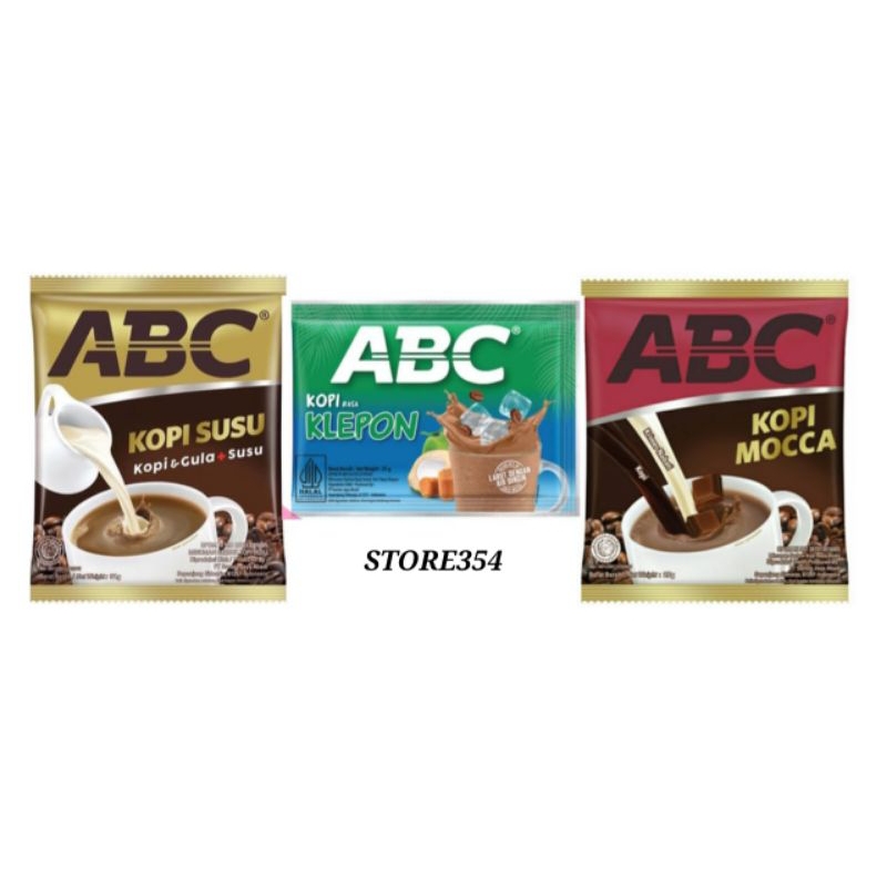 Jual Kopi ABC Kopi Susu Sachet Renceng isi 10 | Shopee Indonesia