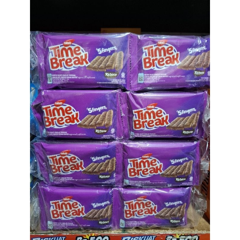 Jual Nabati Time Break 5 Fingers Richoco ( 1 bungkus isi 20 pcs ...
