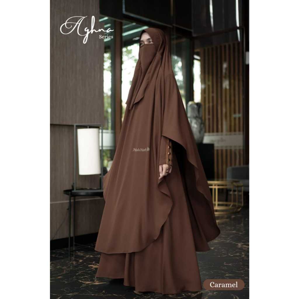 Jual GAMIS DEWASA SYARI TERBARU AGHNA BY AFADA HIJAB (1SET KHIMAR ...