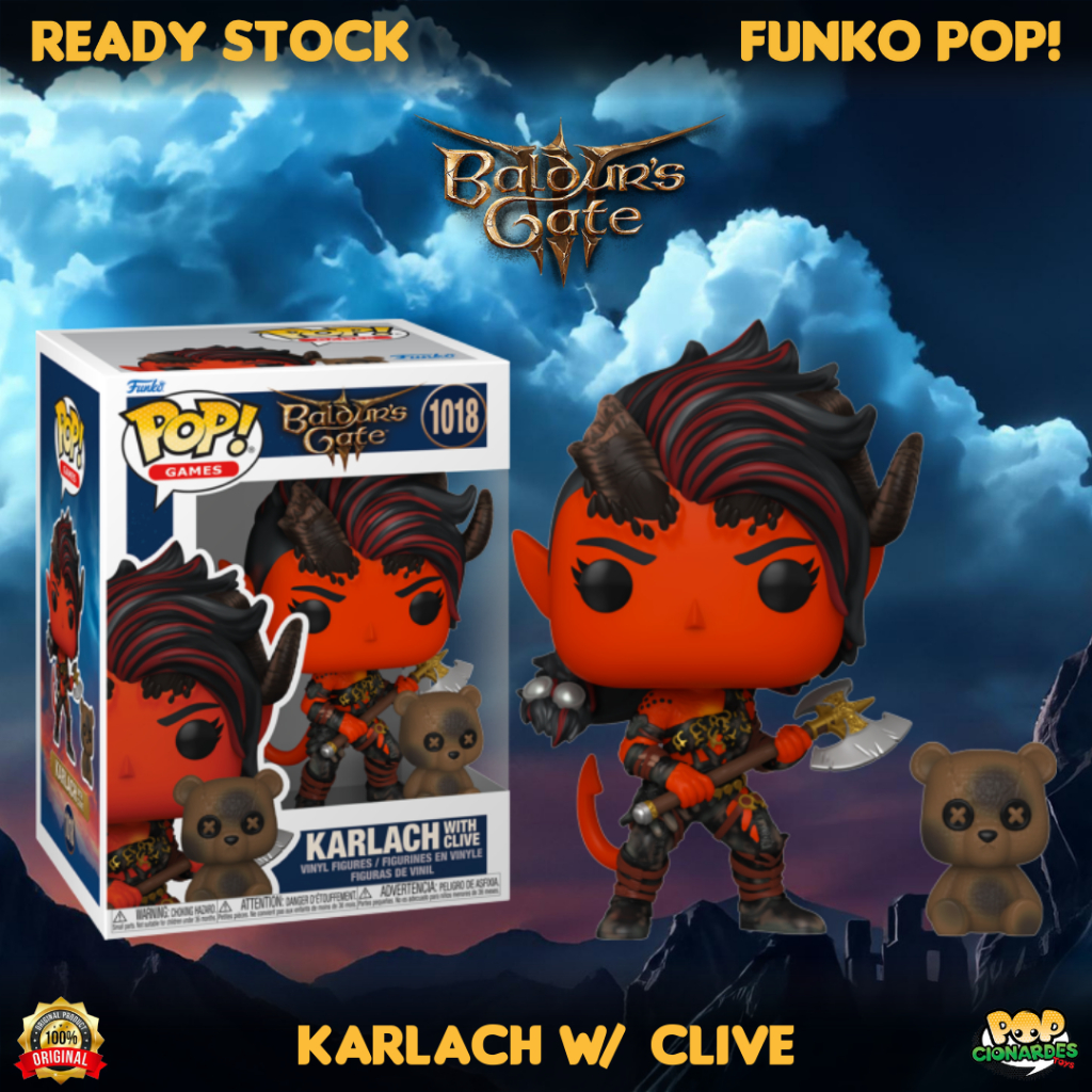 Jual Funko POP Games - Baldur's Gate 3 - Karlach w/ Clive #1018 ...