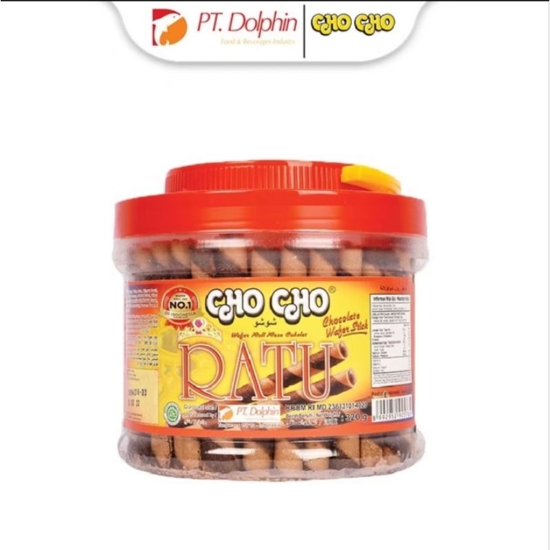 Jual Cho Cho Wafer Stick Ratu Chocolate 320 gr | Shopee Indonesia