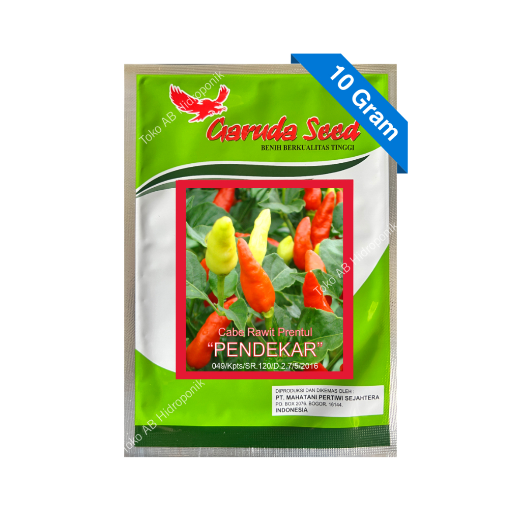 Jual 10 Gram - Benih Cabai Rawit Prentul Pendekar Cabe Garuda Seed ...