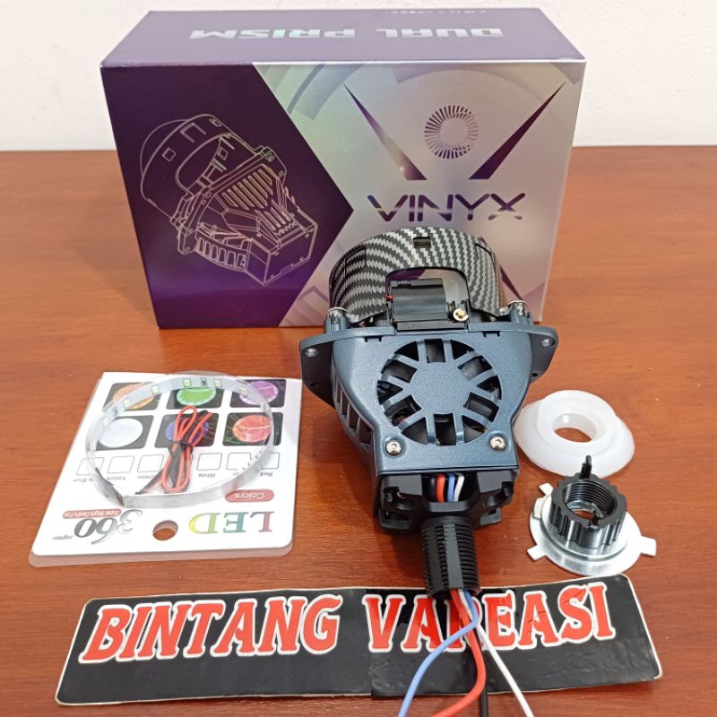 Jual LAMPU LED HEADLAMP VINYX VR3 NEW GEN2 DUAL PRISM 80 WAT | VINYX VR ...
