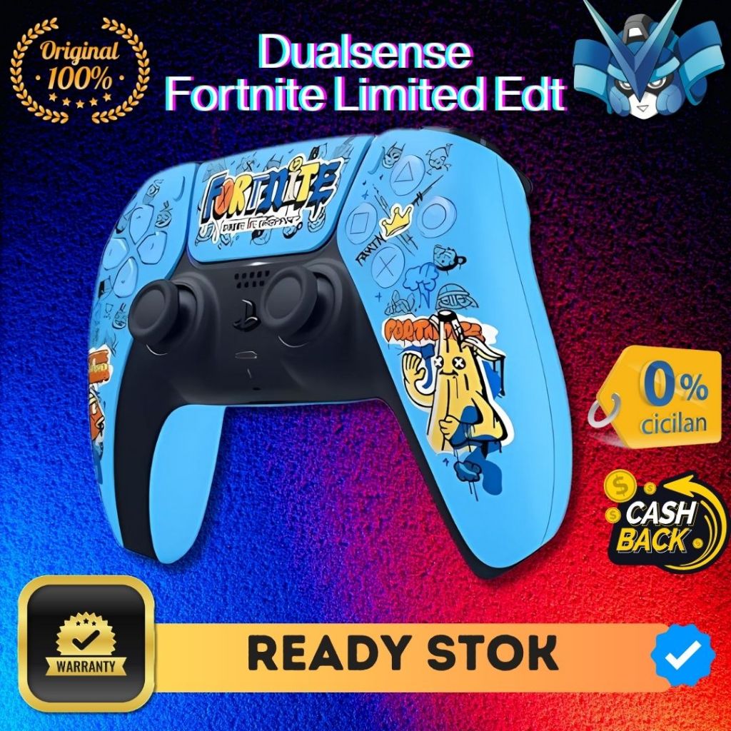 Jual PS5 Dualsense Dual Sense Stik Controller Wireless Fortnite Edition ...