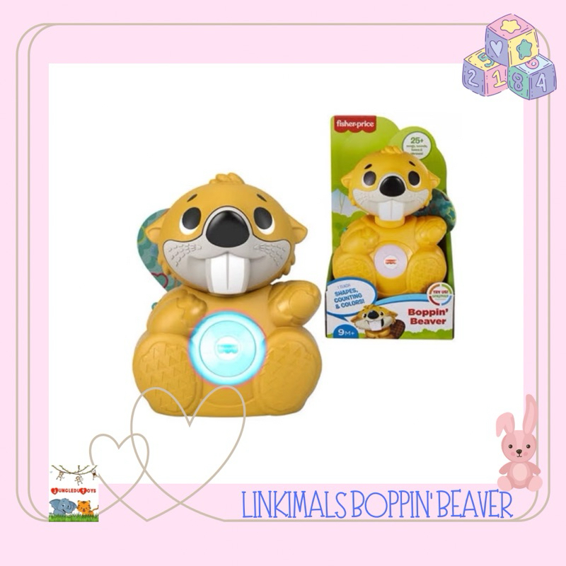 Jual Fisher Price Linkimals Musical Moose / Boppin’ Beaver / Counting ...