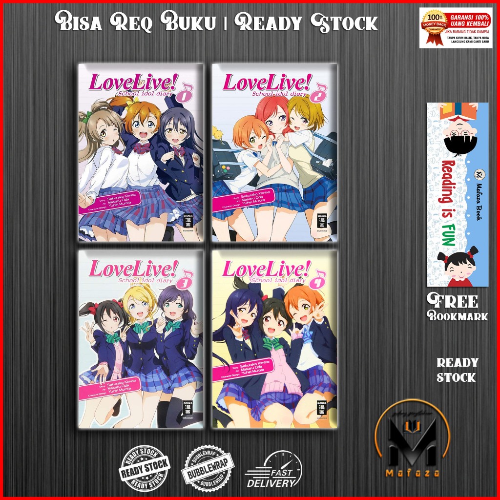 Jual Komik Love Live! School Idol Diary, Volume 1 - 4 (English) | Shopee Indonesia