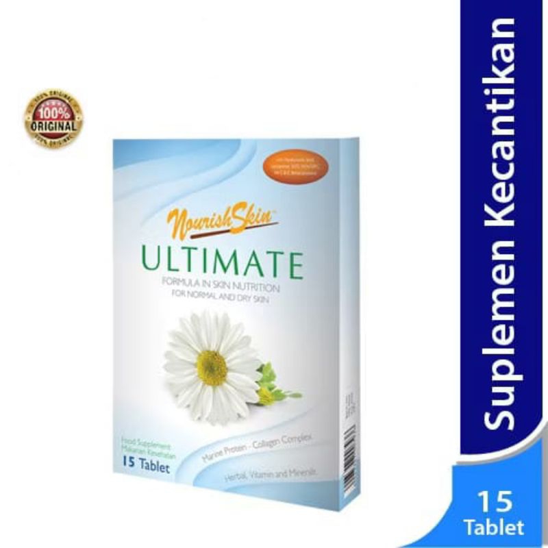 Jual NOURISH SKIN ULTIMATE ISI 15tablet | Shopee Indonesia