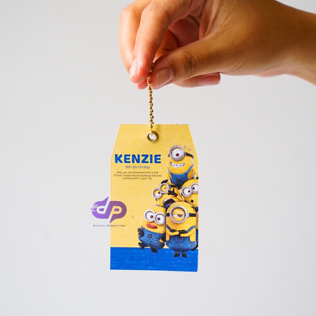 Jual Hang Tag Birthday anak | Birthday Hang Tag | Label Hang Tag Custom ...