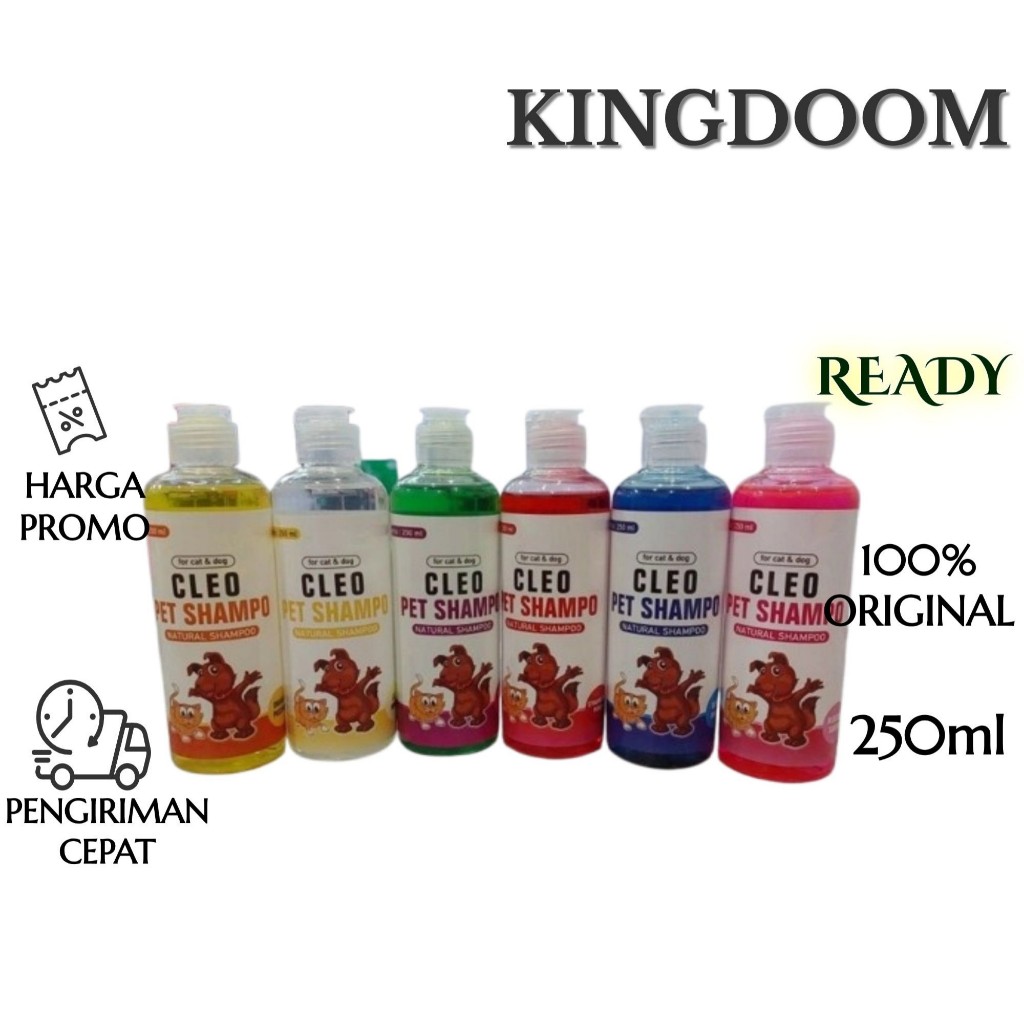 Jual Shampoo Cleo Pet Shampoo for cat & dog 250ml | Shopee Indonesia