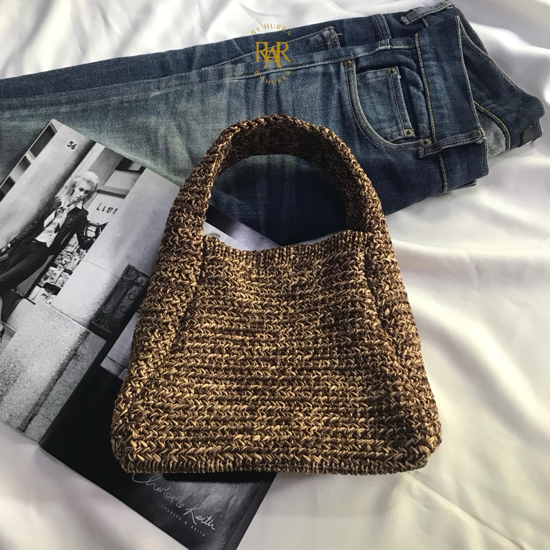 Jual B Y . H U R R A - POPPY Handbag / Tas Tangan Rajut / Tas Rajut ...