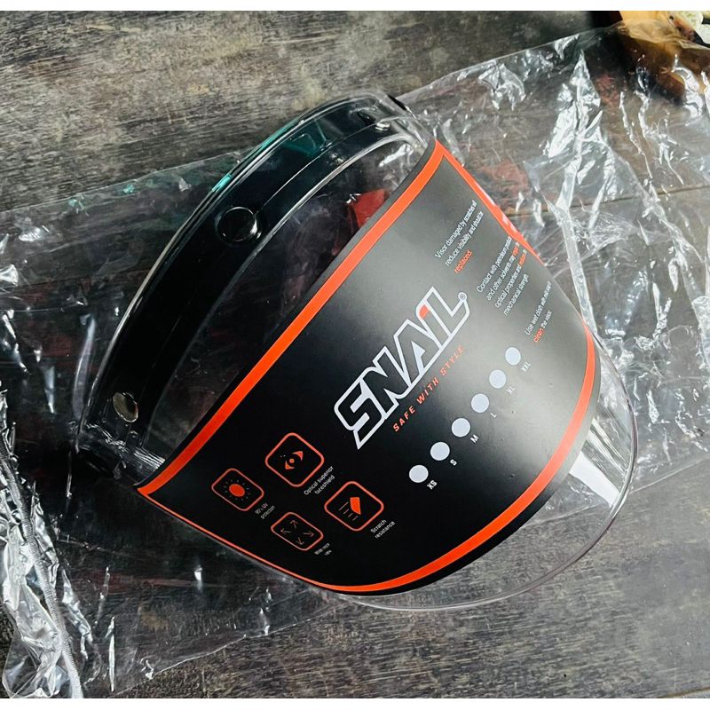 Jual Kaca Helm Vespa Kaca Helm SNAIL Original | Shopee Indonesia