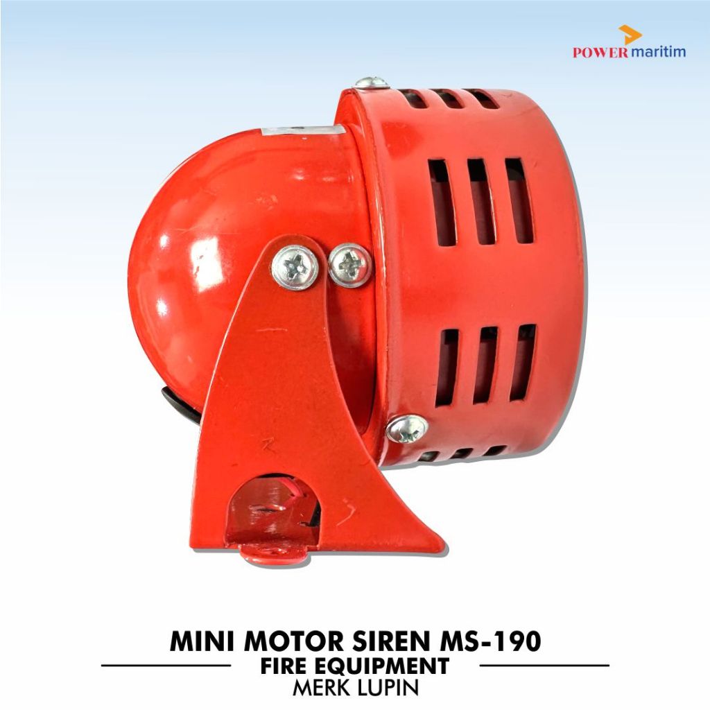 Jual Mini Motor Sirine Merk Lupin Type MS-190 Baby Siren Alarm Listrik ...