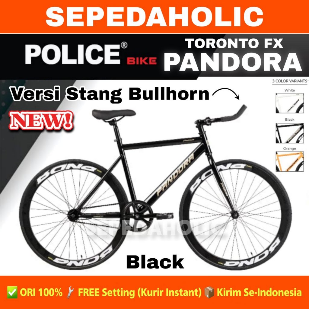 Jual Sepeda Fixie POLICE TORONTO FX PANDORA BULLHORN By ELEMENT 700C ...