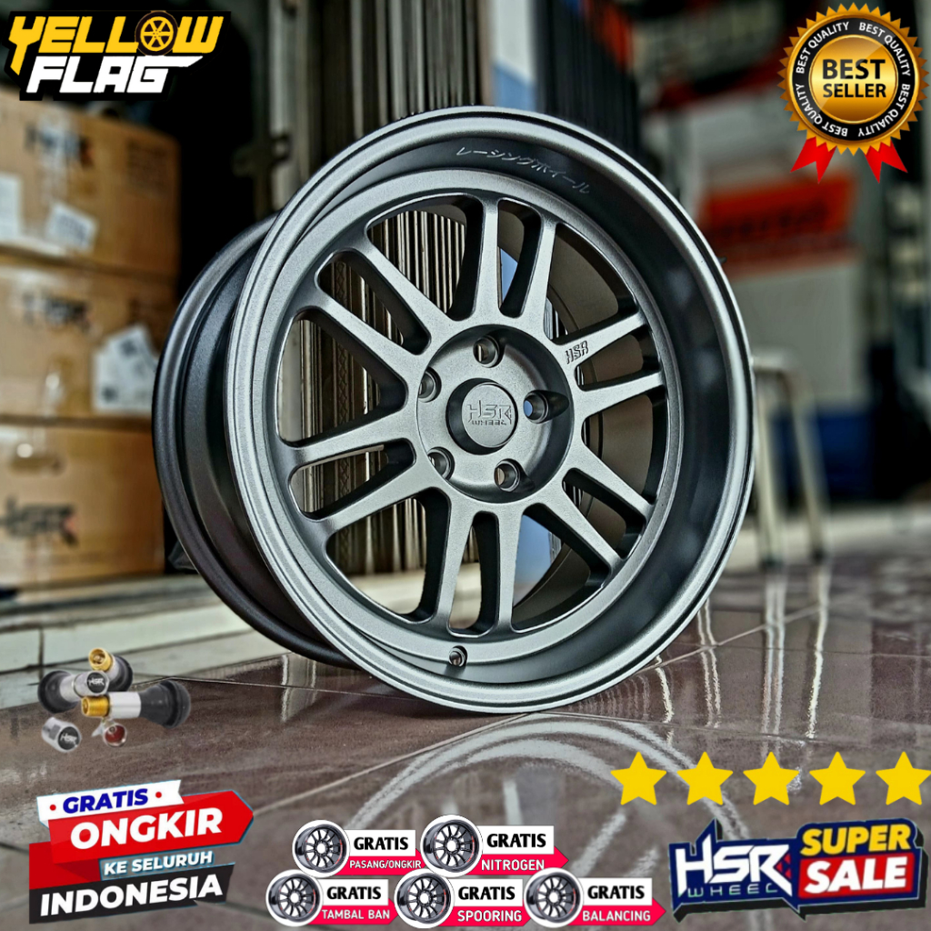 Jual VELG MOBIL RACING RING 17 HSR BOROKO BLY01 R17X9 PCD 5X114,3 FOR INNOVA TERIOS XPANDER DLL ...