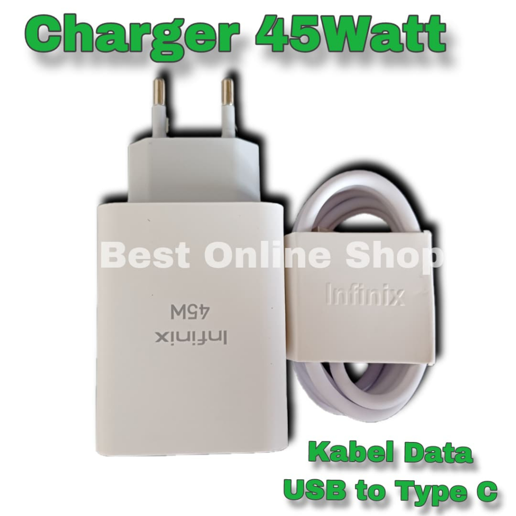 Jual Infinix Charger 45W USB Type C Infinix Zero 30 4G | Shopee Indonesia