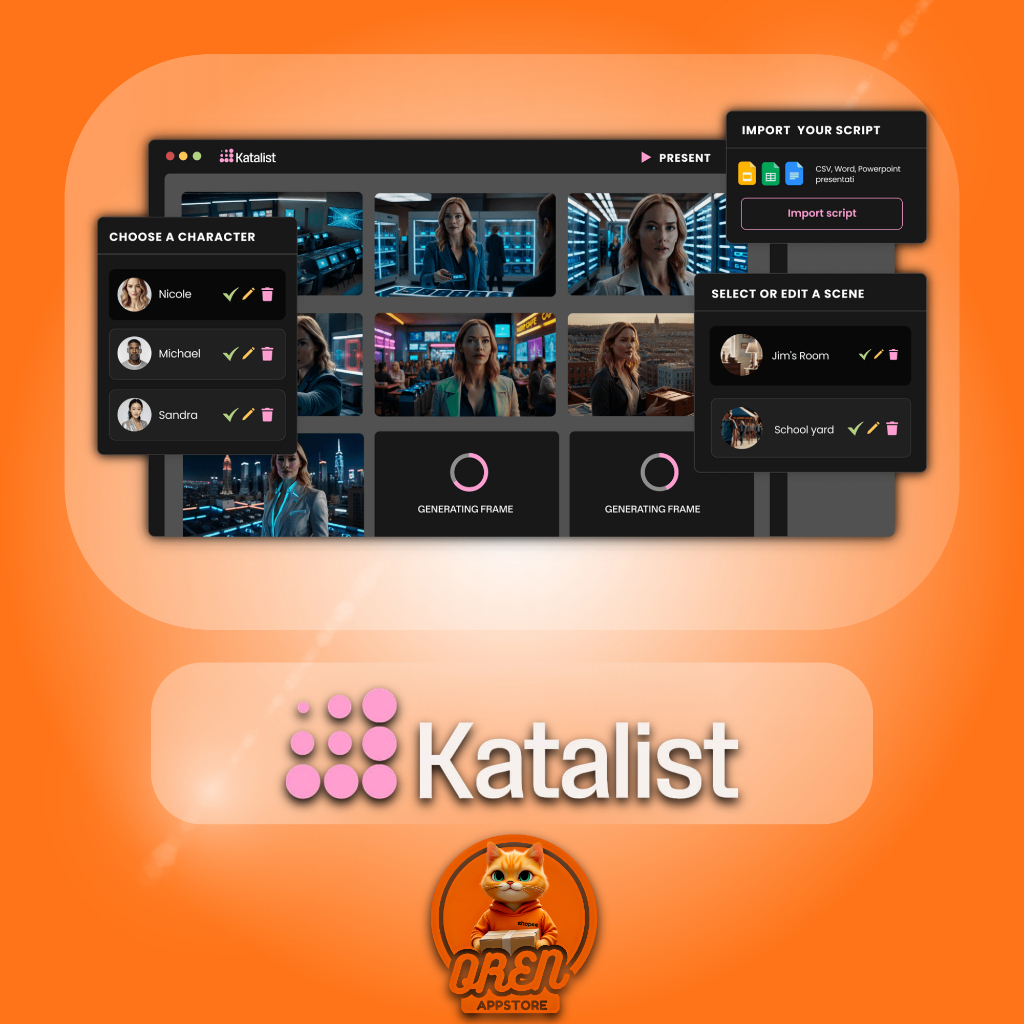 Jual Katalist Ai | Text to Video | Text to Speech | StoryBoard ...