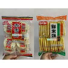 Jual SNACK IMPORT QUQU RICE CRAKER SNOW RICE CRACKER BISKUIT KRAKER ...