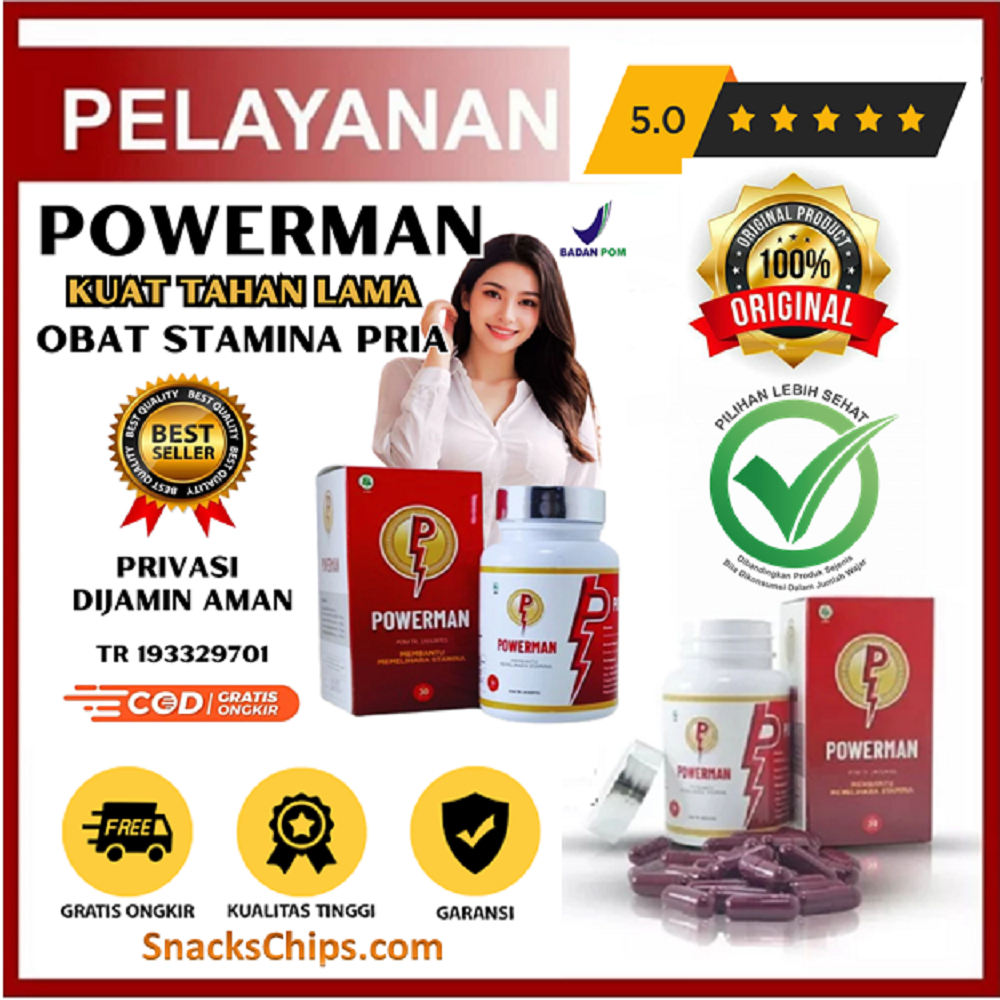 Jual POWERMAN ORIGINAL HERBAL MULTIVITAMIN BUAT PRIA | Shopee Indonesia