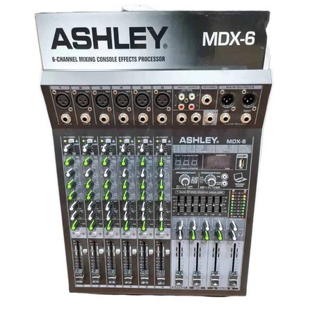 Jual Mixer Ashley MDX6 Original 6Channel Bluetooth-USB ASHLEY MDX 6 | Shopee Indonesia