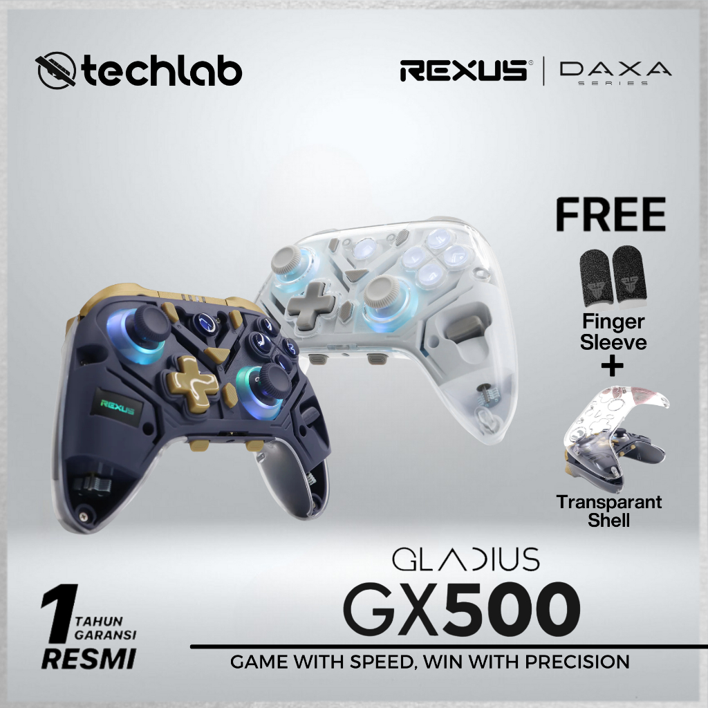 Jual Rexus GX500 Gladius Wireless Multiplatform Gamepad Bluetooth Joystick / Controller | Shopee ...