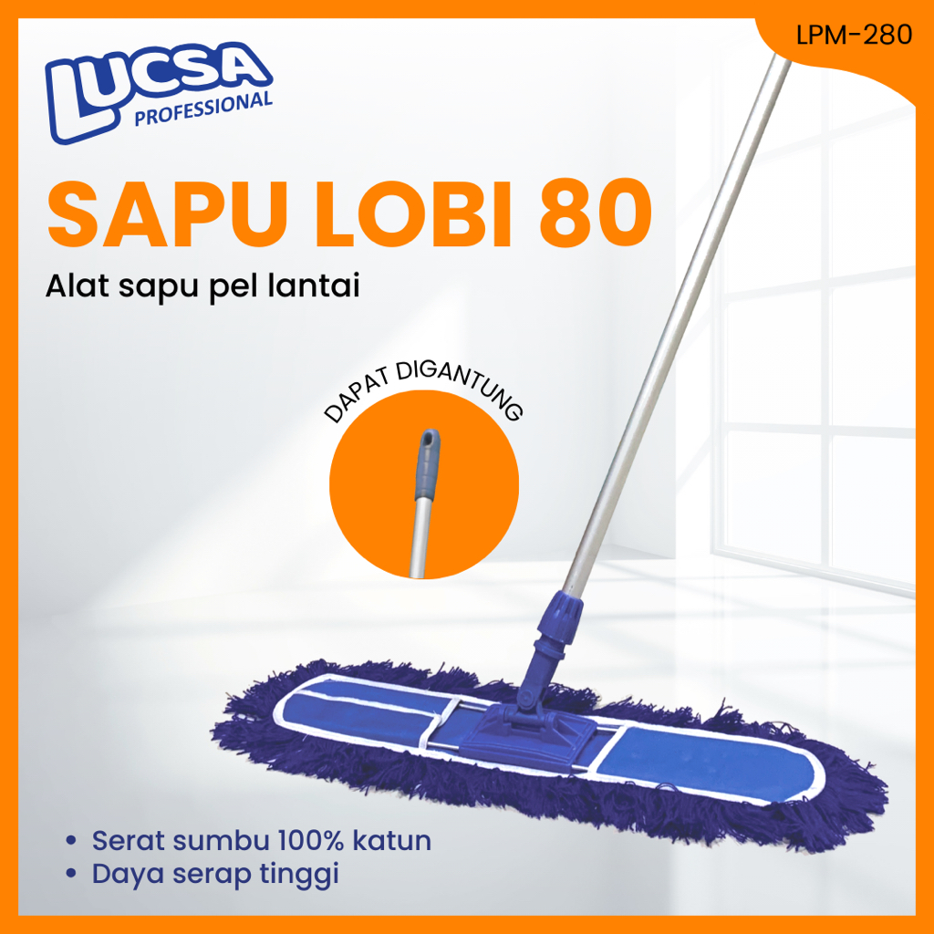 Jual Lucsa Pro - Sapu Lobby Duster 80cm | Lobby Duster Pel Lantai Lobi ...