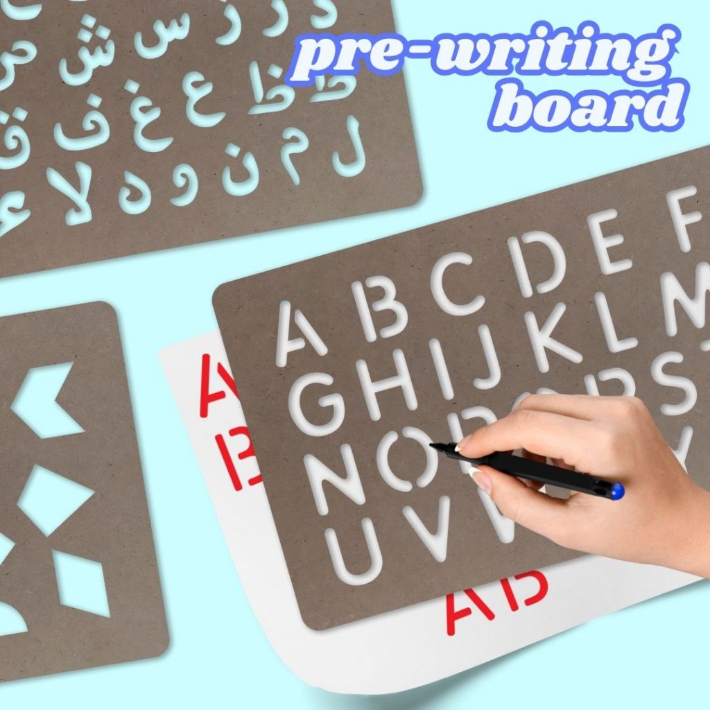 Jual Pre-Writing Board papan latihan menulis tracing huruf Hijaiyah ...