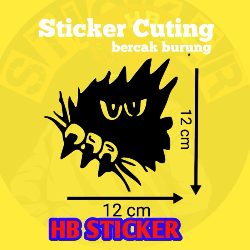 Jual Sticker cutting bercak owl burung hantu variasi motor mobil Stiker ...