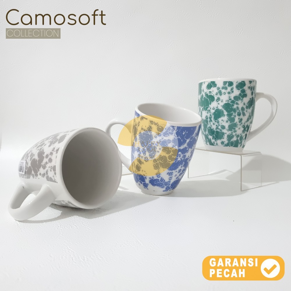 Jual HOMECO 1pcs 11oz Mug Corel CAMOSOFT Series Mug Gagang Gelas Minum ...