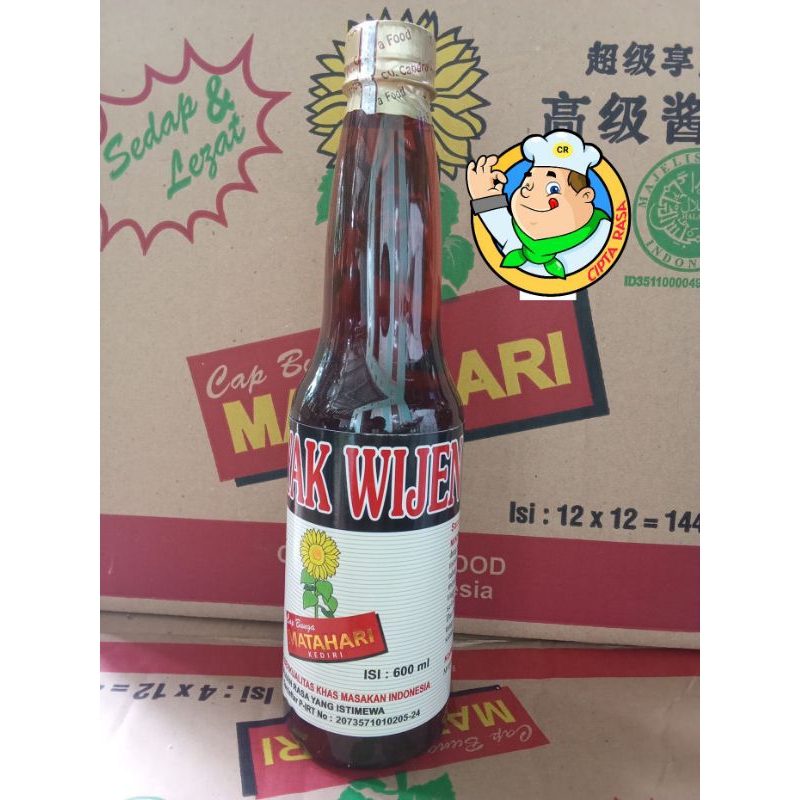 Jual MINYAK WIJEN BUNGA MATAHARI 600ML (Botol Plastik Jumbo) | Shopee ...