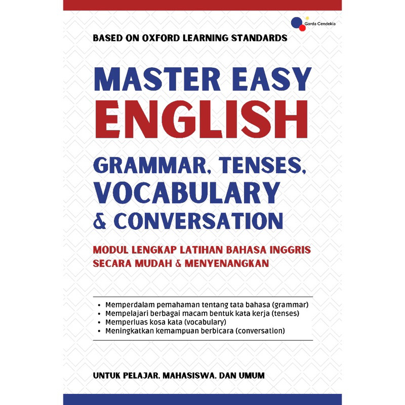 Jual Buku Master Easy English Grammar, Tenses, Vocabulary, Conversation ...