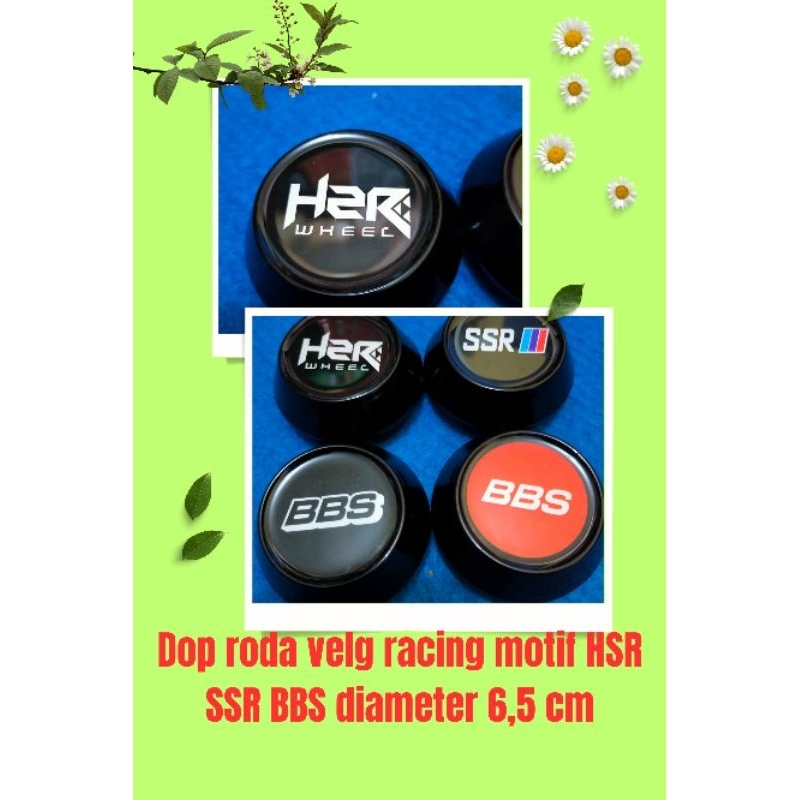 Jual dop roda tutup velg racing motif SSR BBS HSR kerucut hitam ...