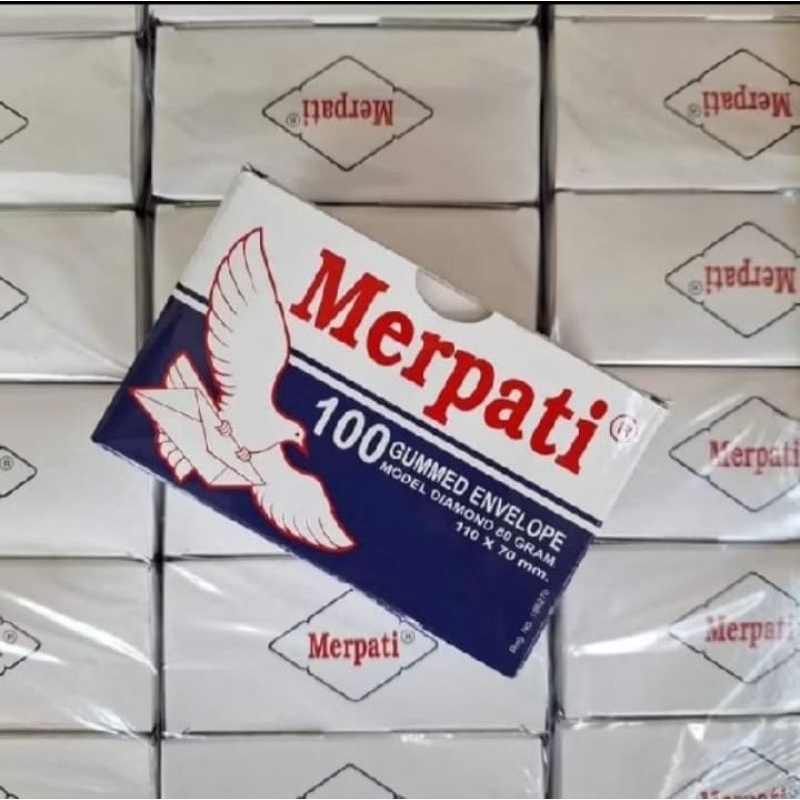 Jual Amplop Merpati Kecil Polos Ukuran 70x110 Satu Slop Isi 5 Pack ...