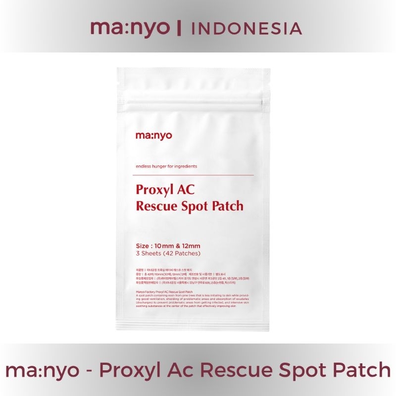 Jual MANYO Proxyl Ac Rescue Spot Patch 42 Patchs | Shopee Indonesia