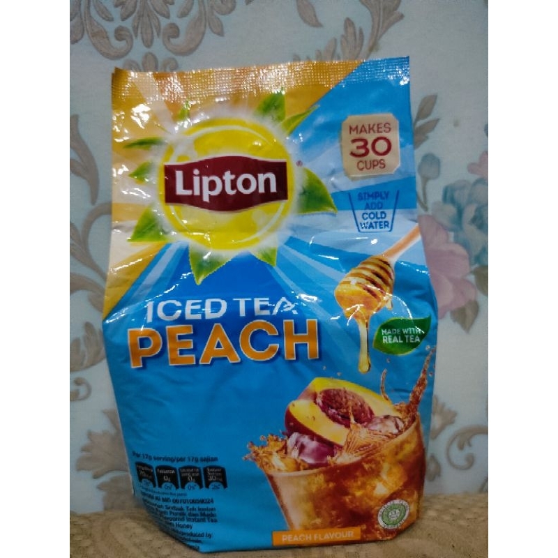 Jual Lipton Iced Tea Lychee (leci) / Peach 510gram | Shopee Indonesia