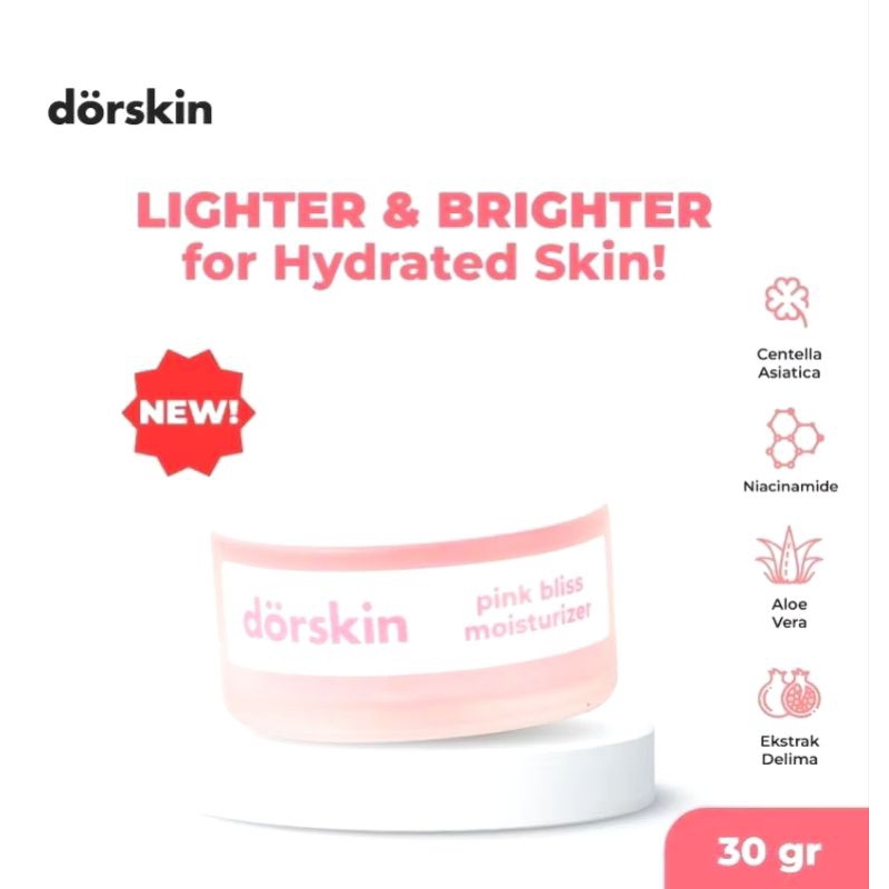 Jual Dorskin Pink Bliss Moisturizer | Shopee Indonesia