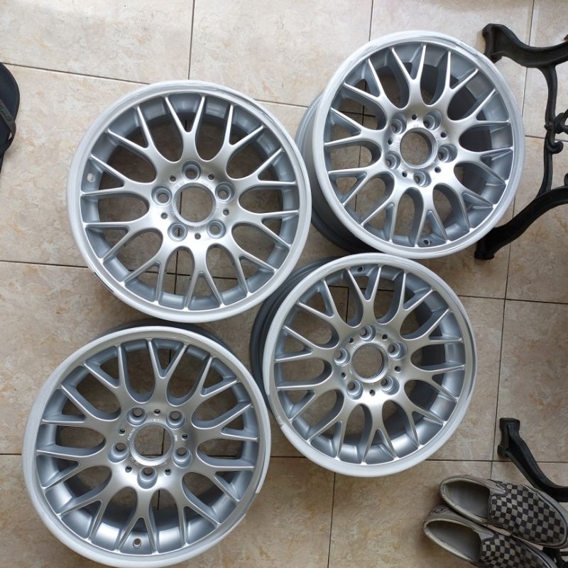 Jual velg oem bmw e46 325 ring 16 pcd 5x120 original made austria satuan bisa untuk e36 | Shopee ...