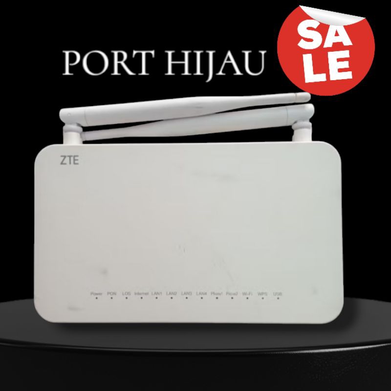 Jual MODEM ROUTER WIRELESS ZTE ZXHN F609 PORT HIJAU | Shopee Indonesia