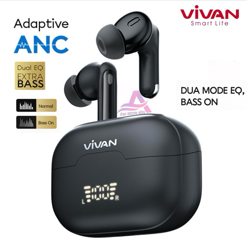 Jual VIVAN infinity GT-6 TWS Headset Bluetooth V5.4 Adaptive ANC True ...