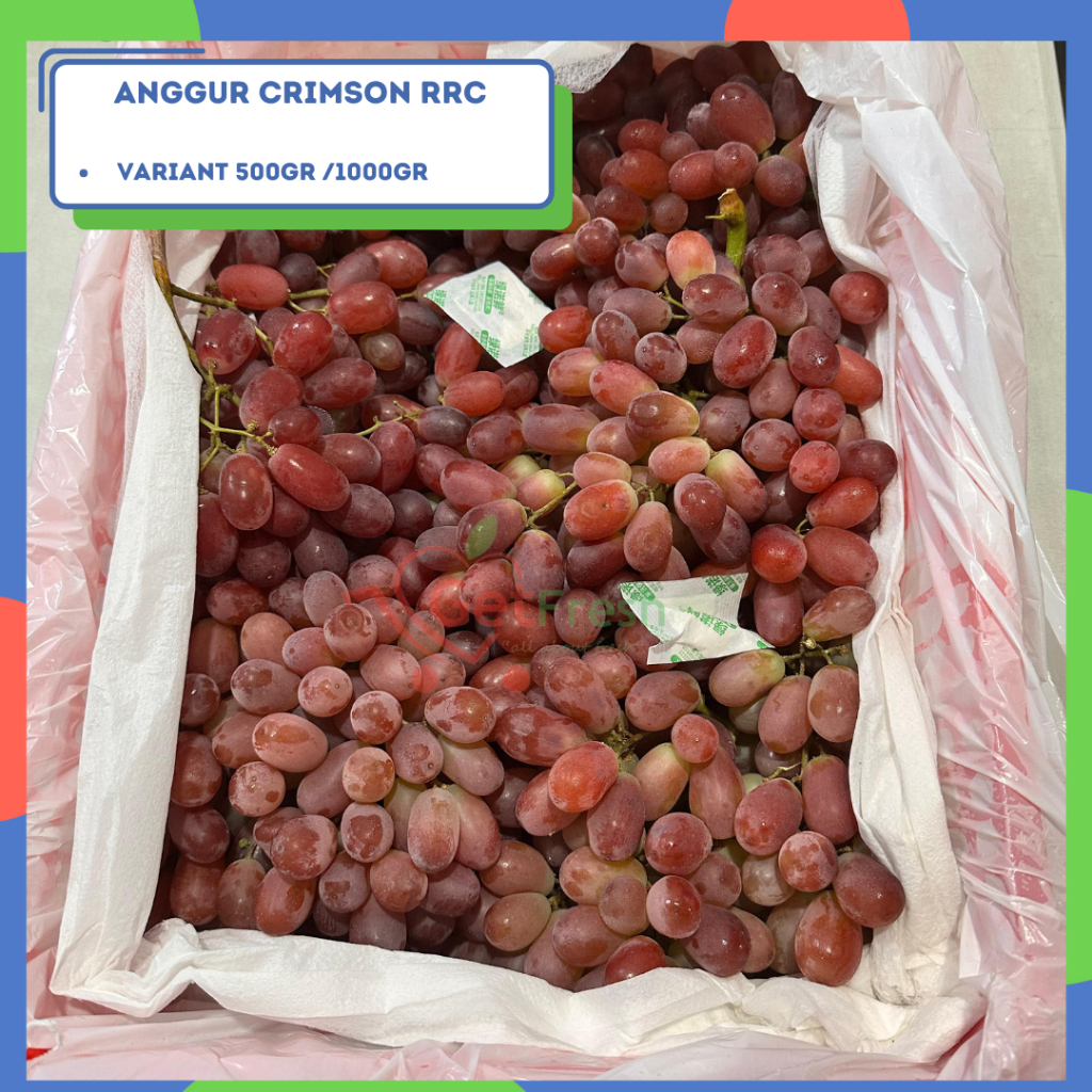 Jual Anggur Crimson RRC - Pack 500gr/1000gr | Shopee Indonesia